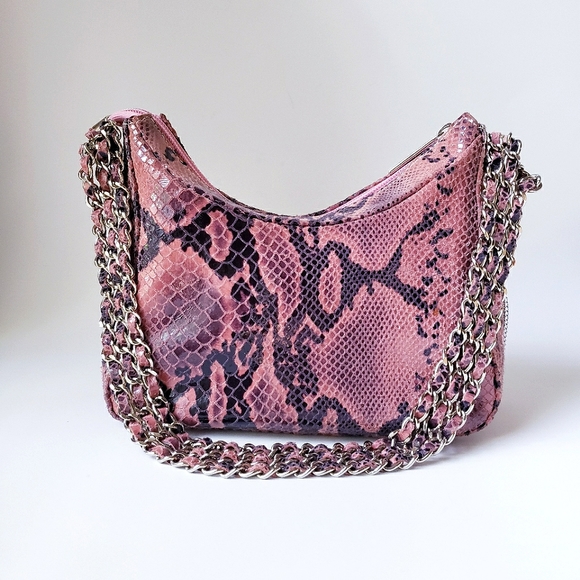 Perlina | Bags | Vintage Perlina Snakeprint Leather Mini Bag | Poshmark